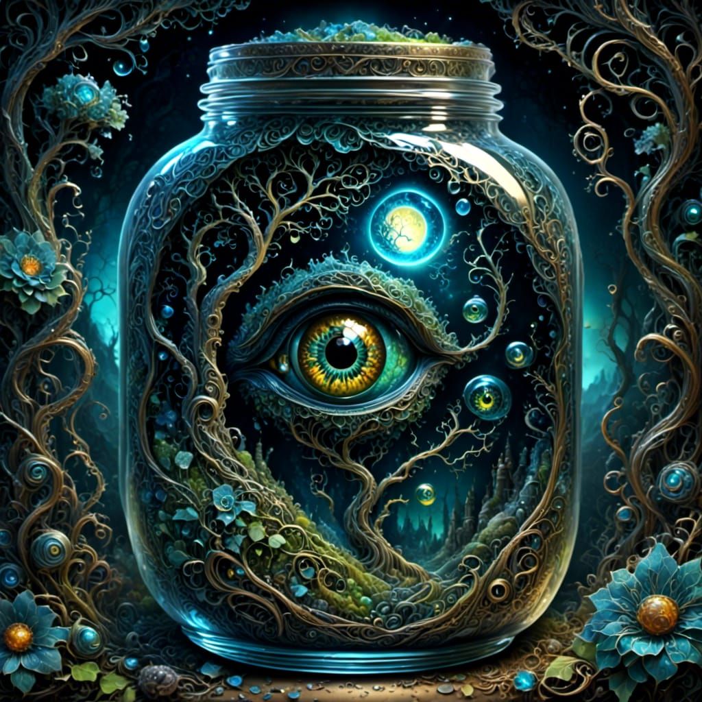 Creepy Jars - LoRA - NightCafe Creator