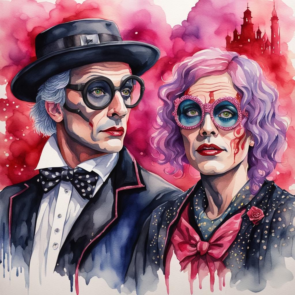 Riff Raff and Magenta from the Rocky Horror Picture Show, apparently ...