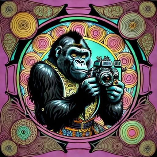 Grumpy Gorilla - Take A... Starter Construct - AI Generated Artwork - NightCafe Creator