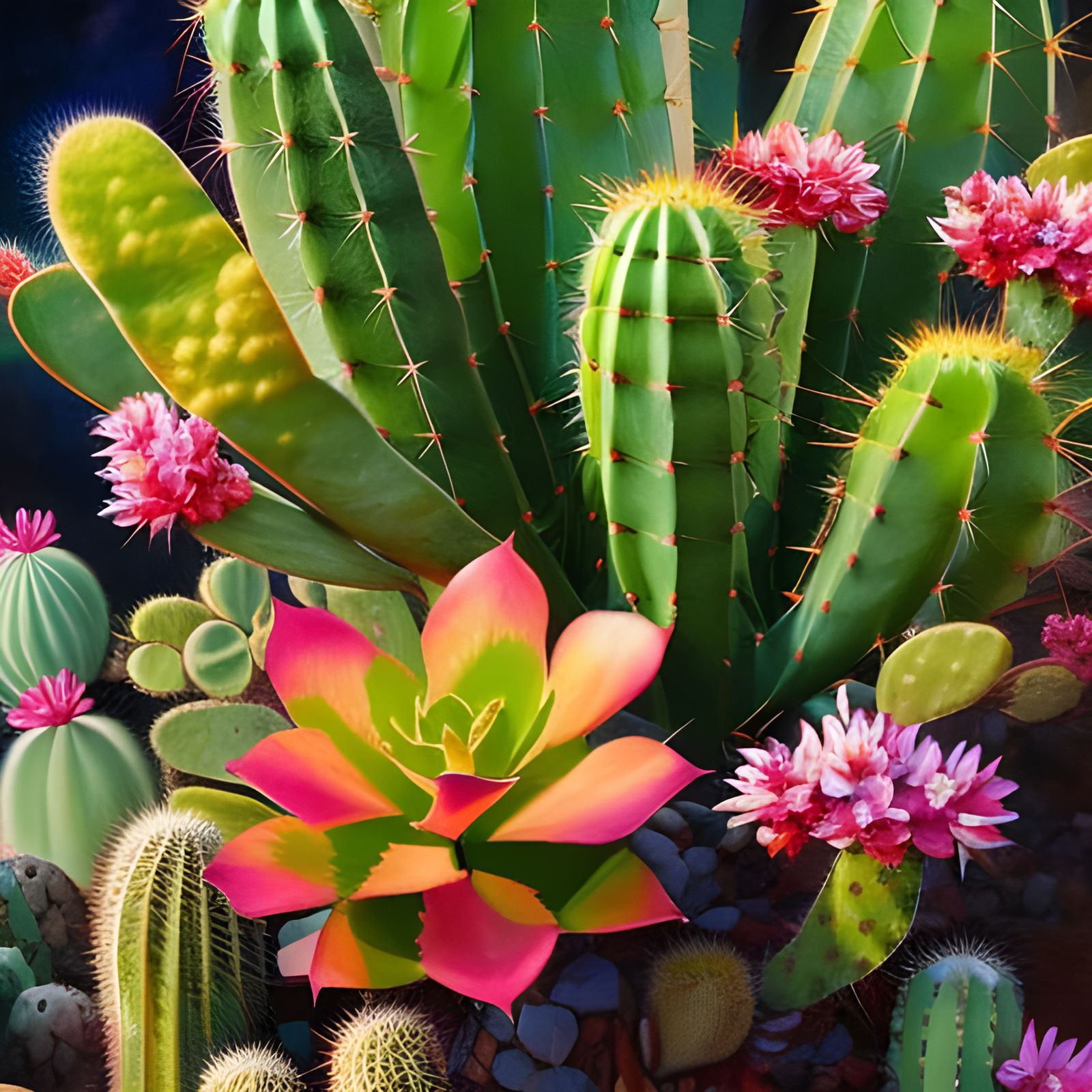 Cactus - AI Generated Artwork - NightCafe Creator