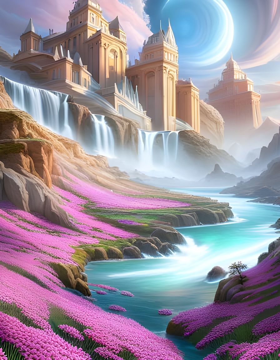 Rococo Scenery - AI Generated Artwork - NightCafe Creator