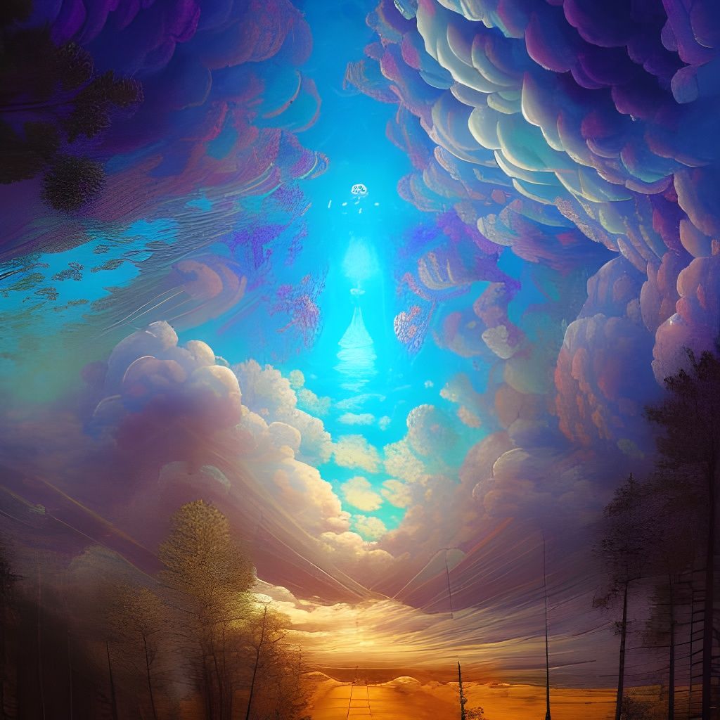 Magic clouds - AI Generated Artwork - NightCafe Creator