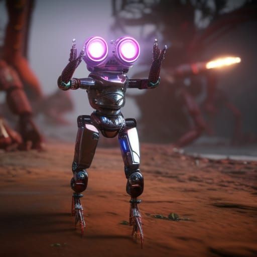 Cutest Little KillBot - AI Generated Artwork - NightCafe Creator