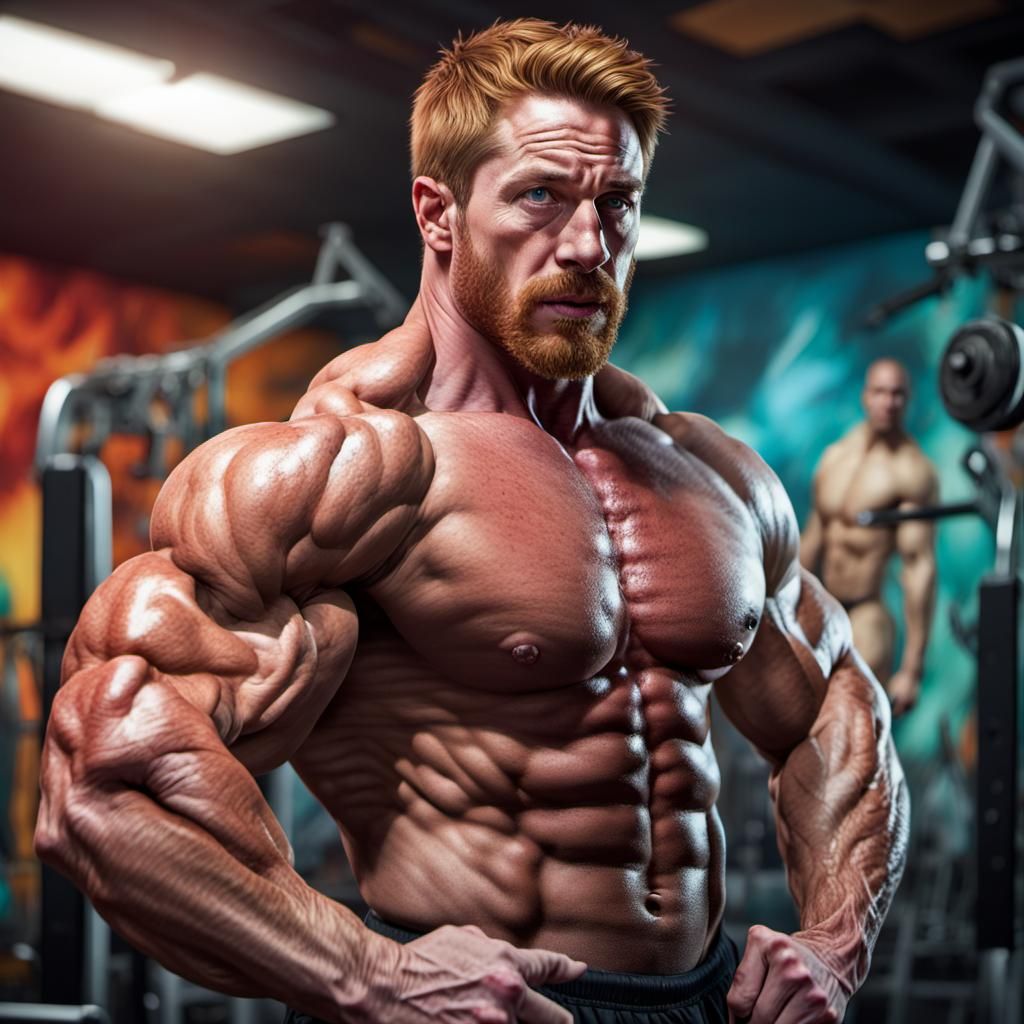 Ginger Muscle - AI Generated Artwork - NightCafe Creator