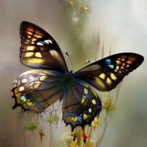 Flutterby 4 - AI Generated Artwork - NightCafe Creator
