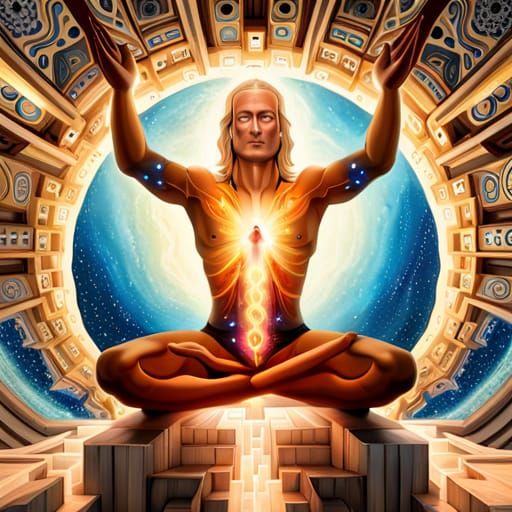 Shaman Chakra Space - AI Generated Artwork - NightCafe Creator