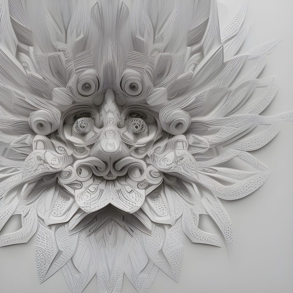 Paper Sculpture - AI Generated Artwork - NightCafe Creator