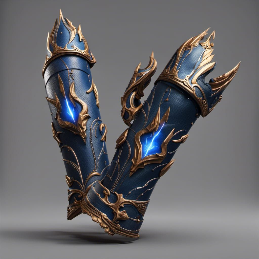 Lightning Bracers - AI Generated Artwork - NightCafe Creator