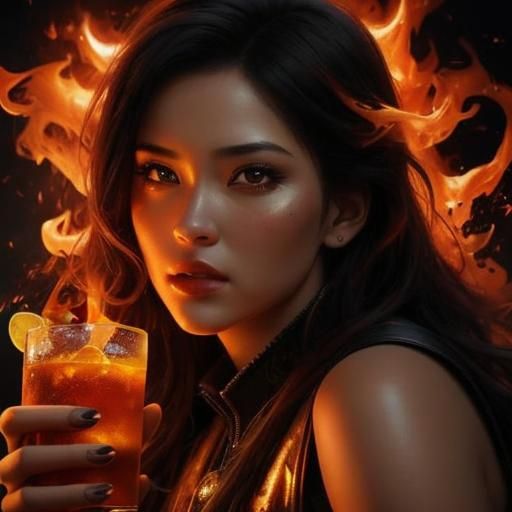 A Cold Drink - AI Generated Artwork - NightCafe Creator