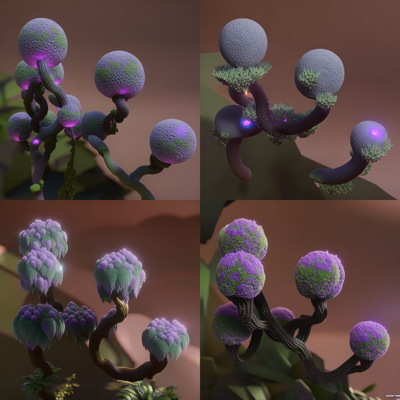 Eldritch biopunk geometric cyber plant , 8k resolution, fine details ...