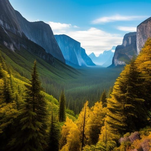 Valley - AI Generated Artwork - NightCafe Creator