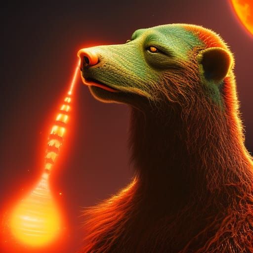 creature from another planet. ethereal fantasy hyperdetailed mist ...