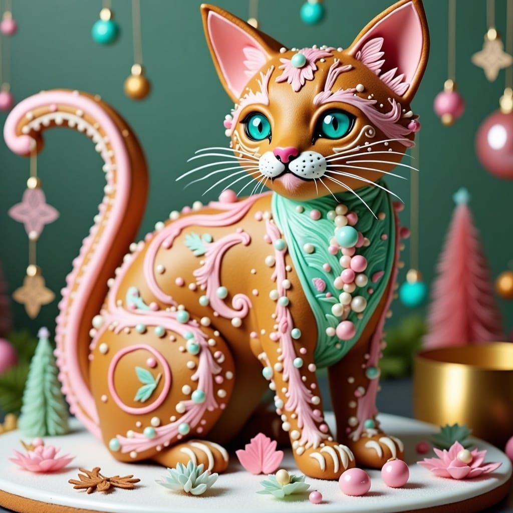 Gingerbread cat - Gingerbread cat