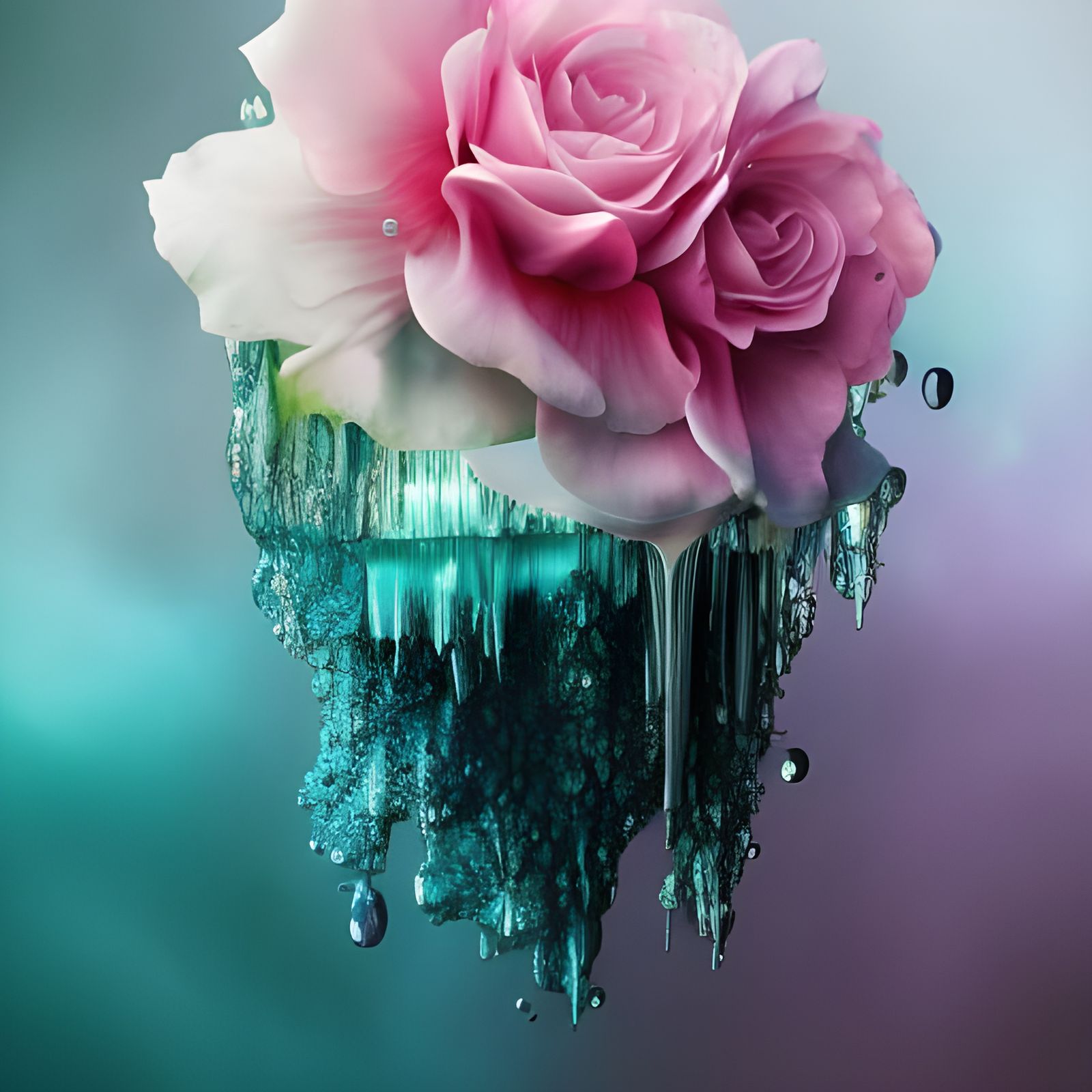 4d Graff Roses - AI Generated Artwork - NightCafe Creator