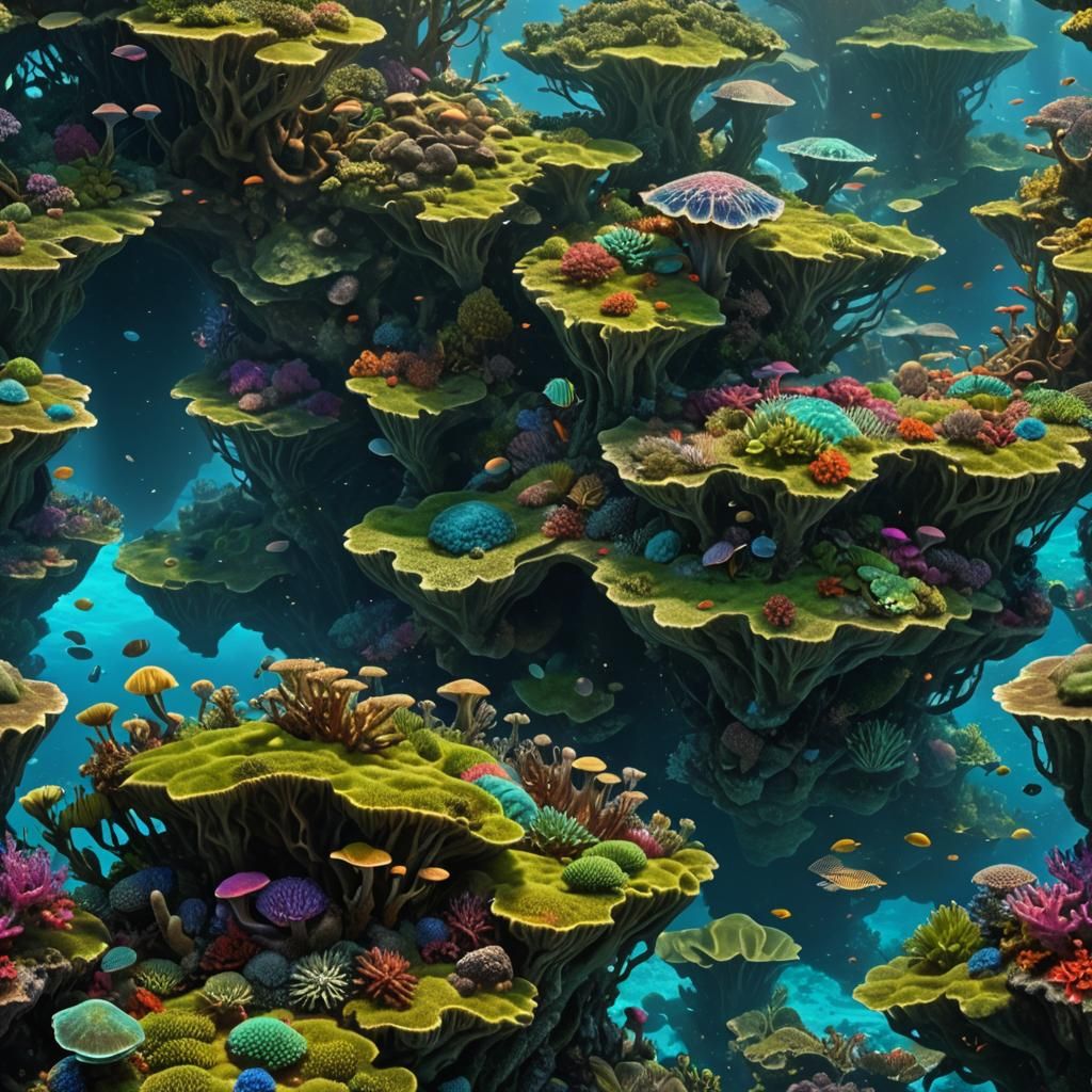 Prehistoric Ocean Floor - AI Generated Artwork - NightCafe Creator