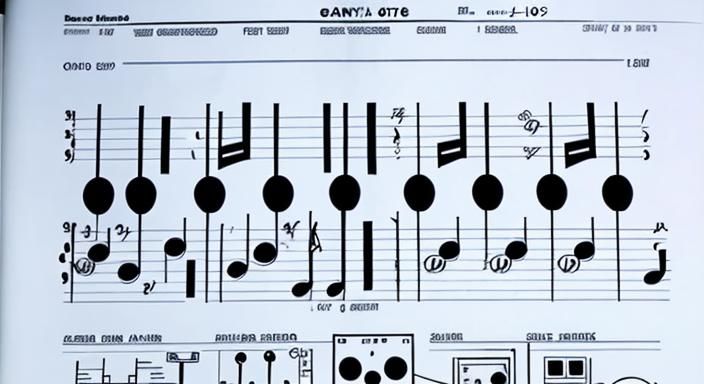 graphic music notation - AI Generated Artwork - NightCafe Creator
