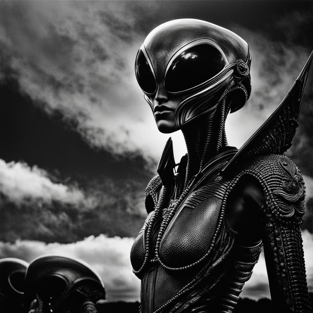 Alien beauty - AI Generated Artwork - NightCafe Creator