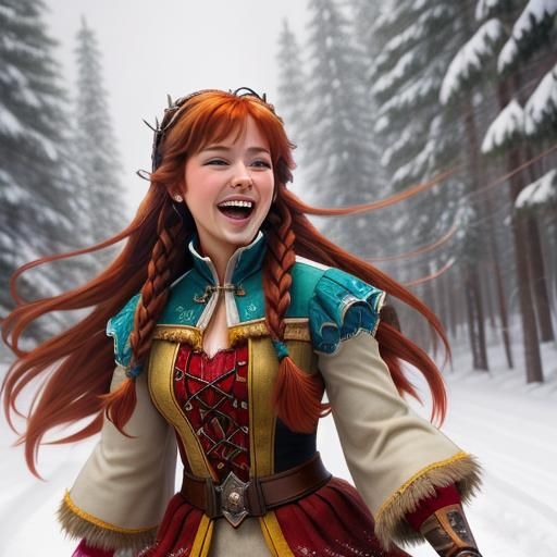 First Snowfall - AI Generated Artwork - NightCafe Creator