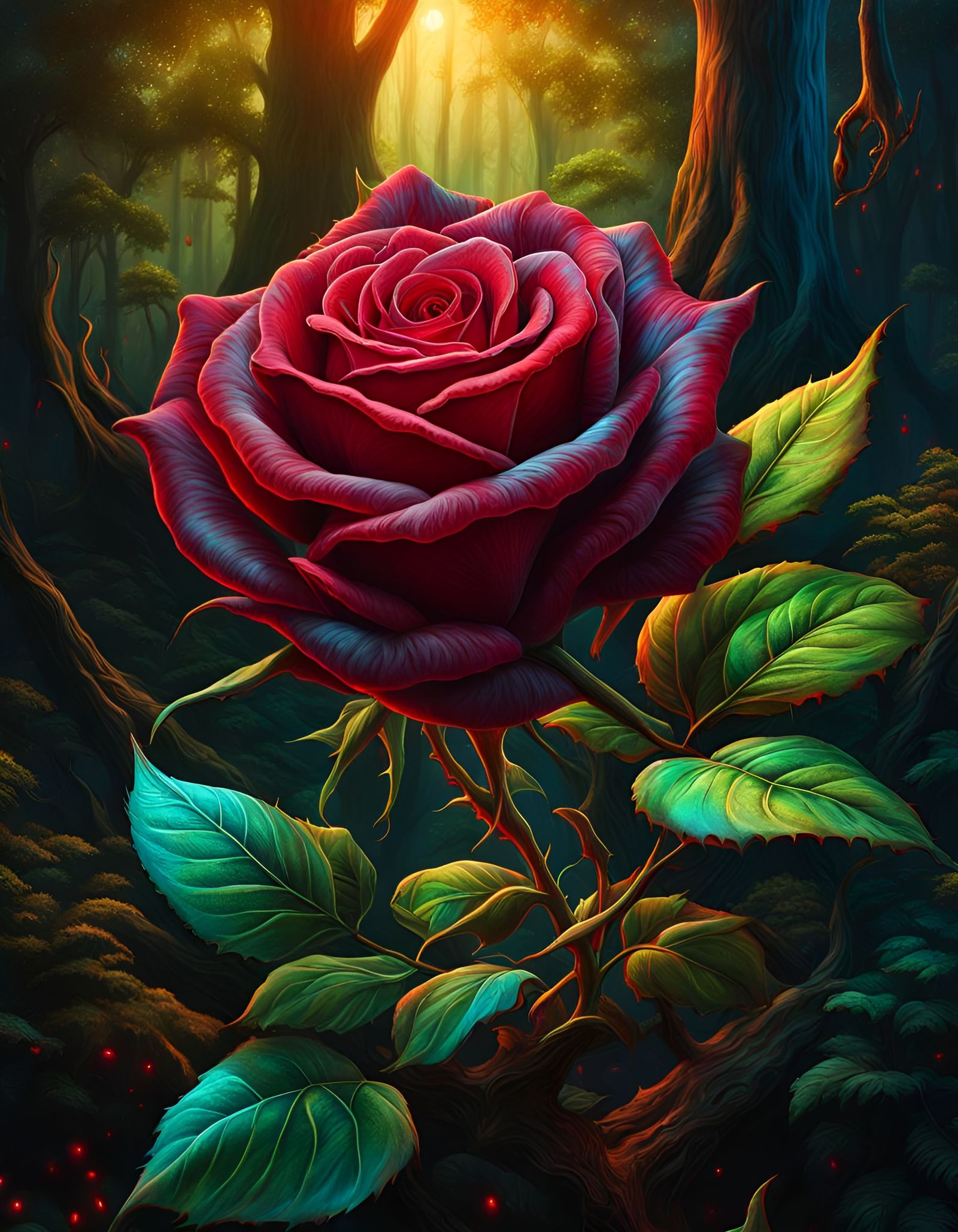 The Day Rose - AI Generated Artwork - NightCafe Creator