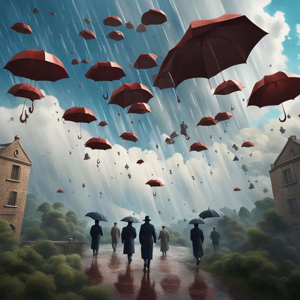 It's raining men, hallelujah! It's raining men, amen! Men descending ...