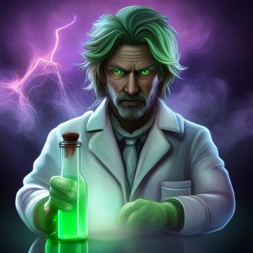 Mad (and bad) scientist - AI Generated Artwork - NightCafe Creator