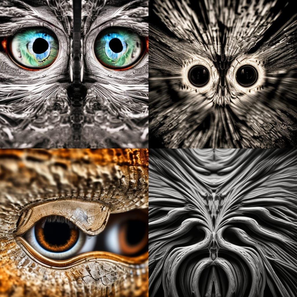 Multiple Eyes in a Dimension Collection. - AI Generated Artwork ...