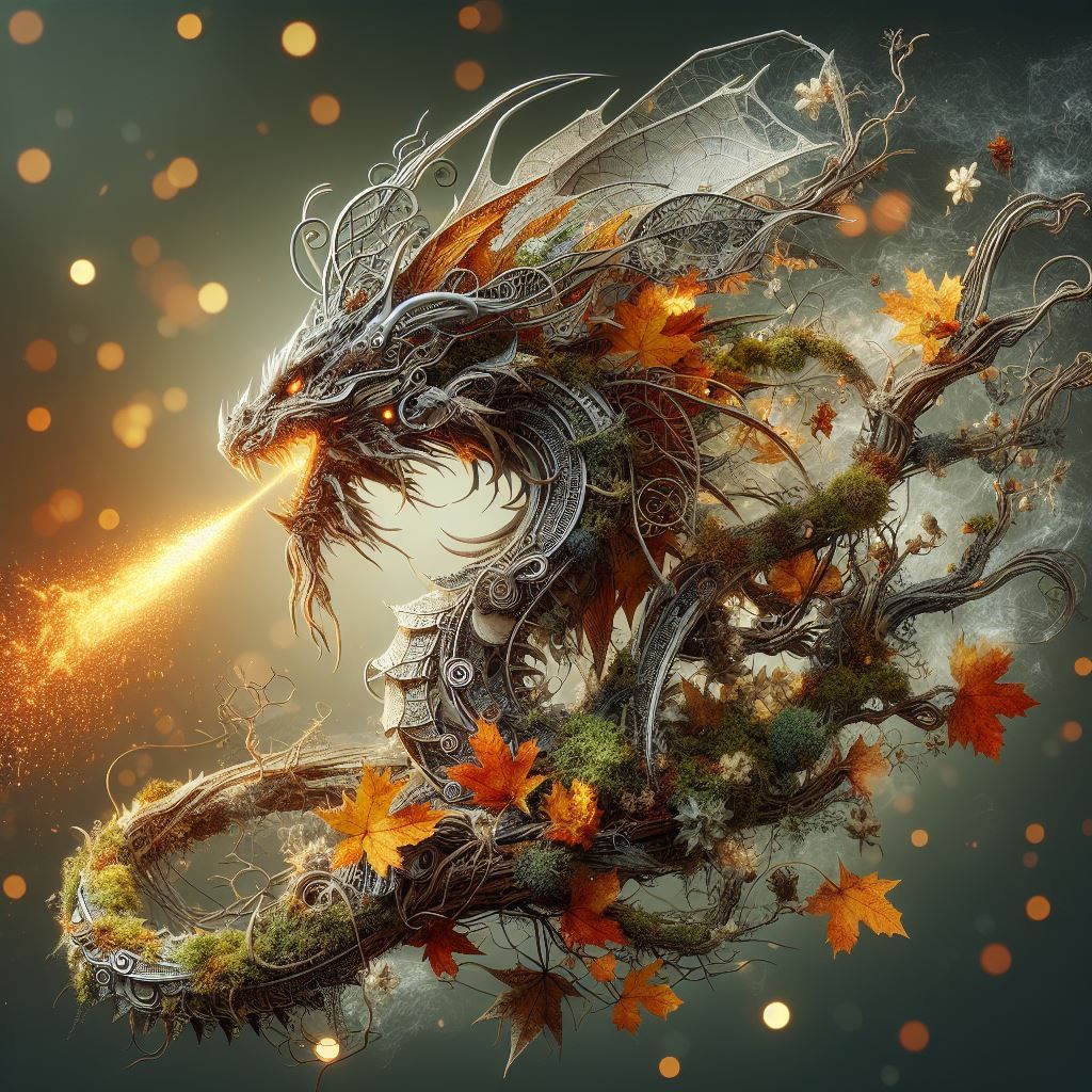 Autumn Dragon - AI Generated Artwork - NightCafe Creator