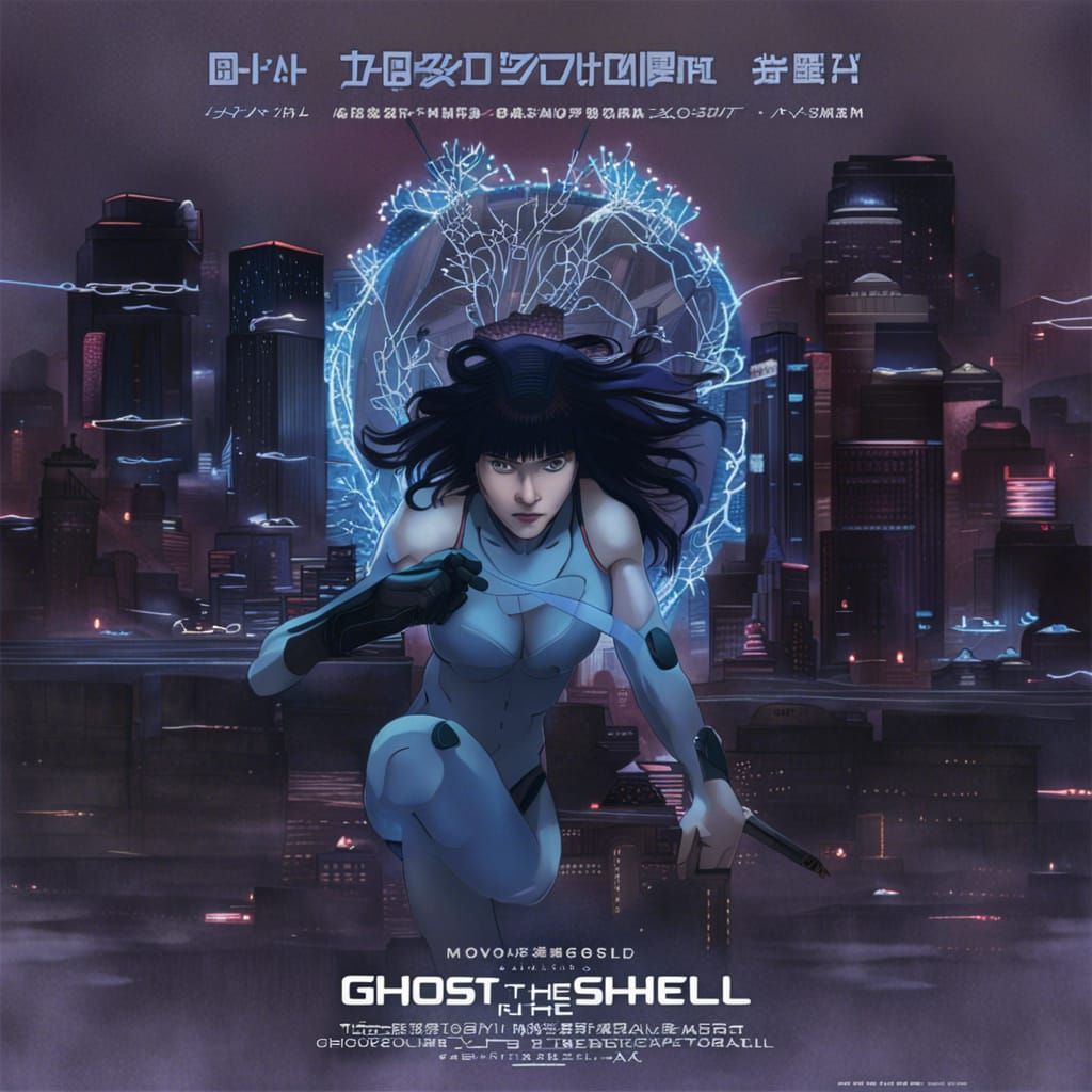 ghost in the shell - AI Generated Artwork - NightCafe Creator