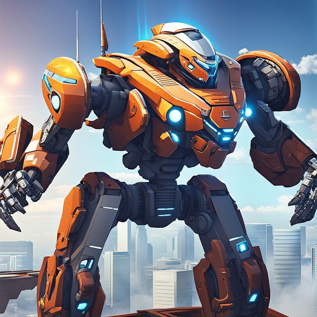 Zone of the Enders Inspired - AI Generated Artwork - NightCafe Creator