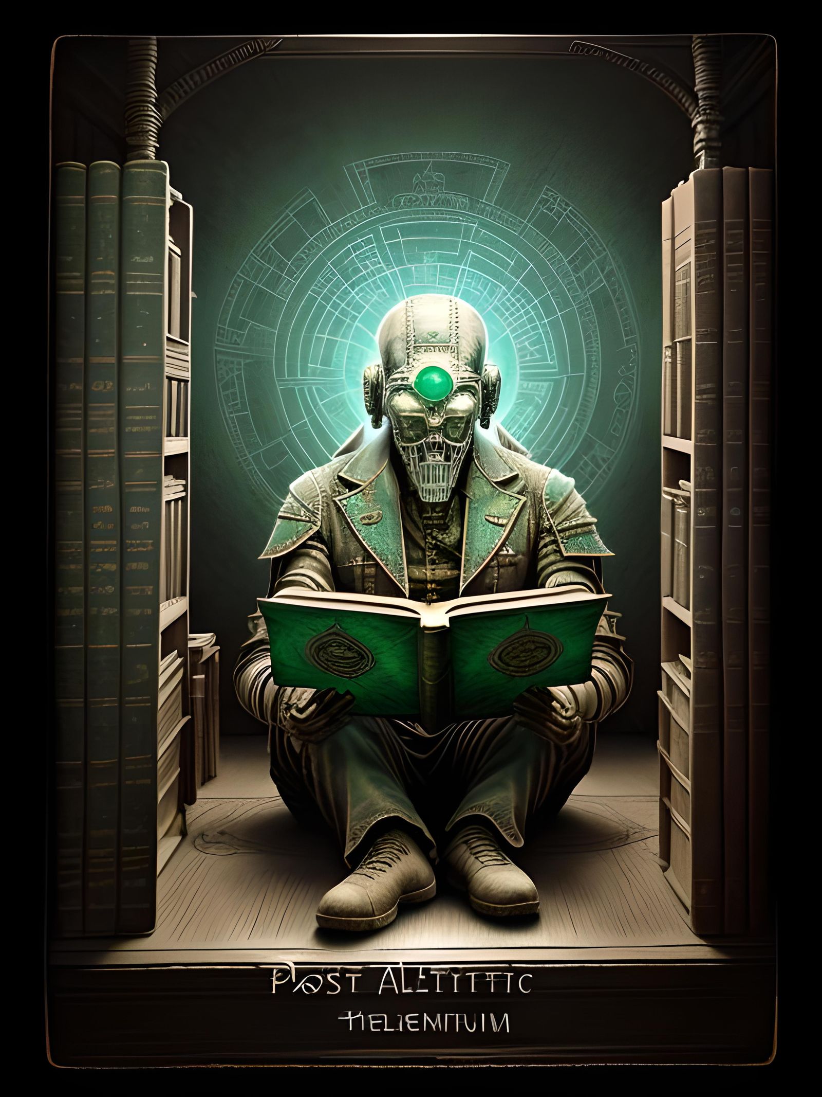 post cards of A Post Apocalyptic View Of a Highly Detailed Steampunk ...