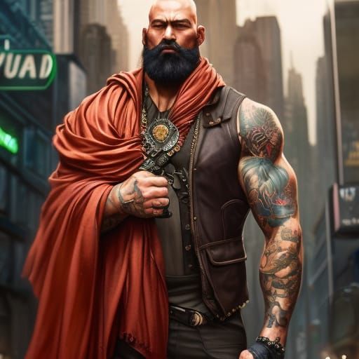 Unorthodox Monk - AI Generated Artwork - NightCafe Creator