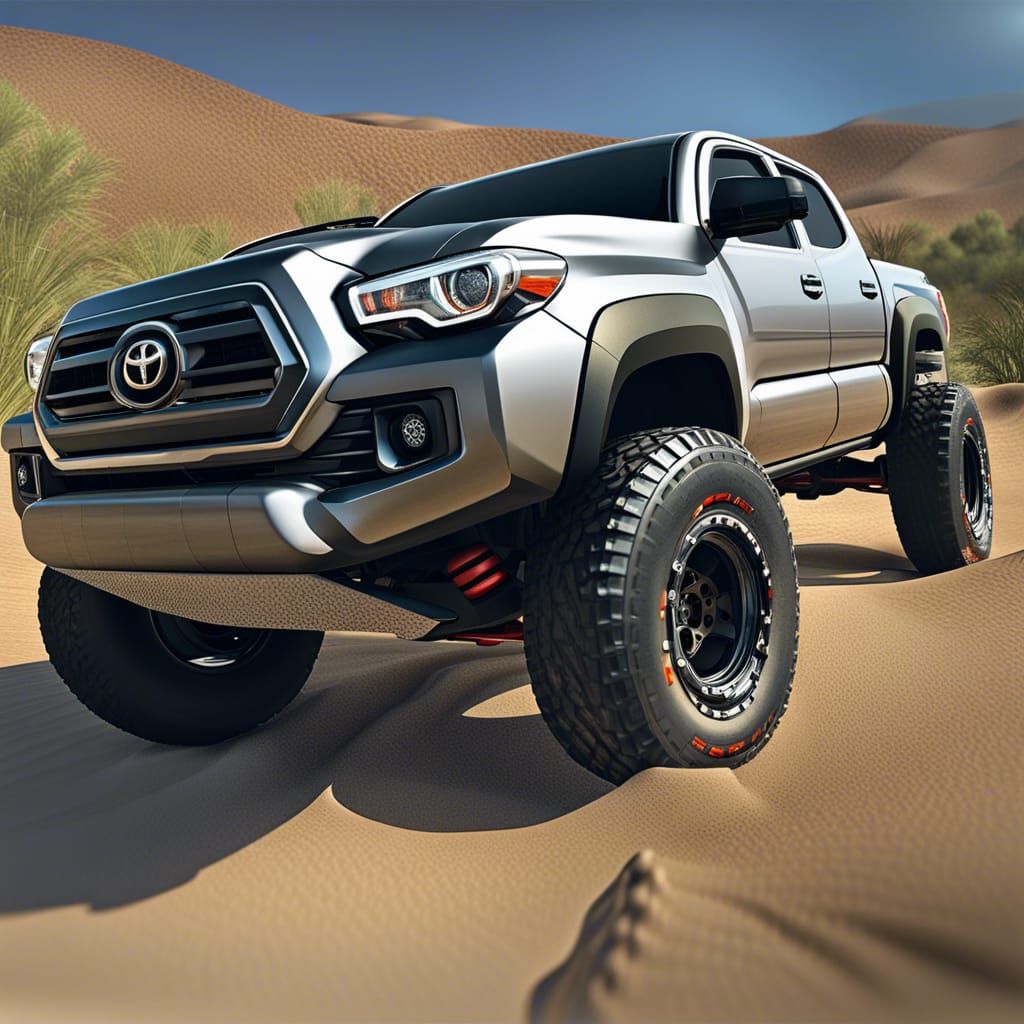 Toyota Tacoma - AI Generated Artwork - NightCafe Creator