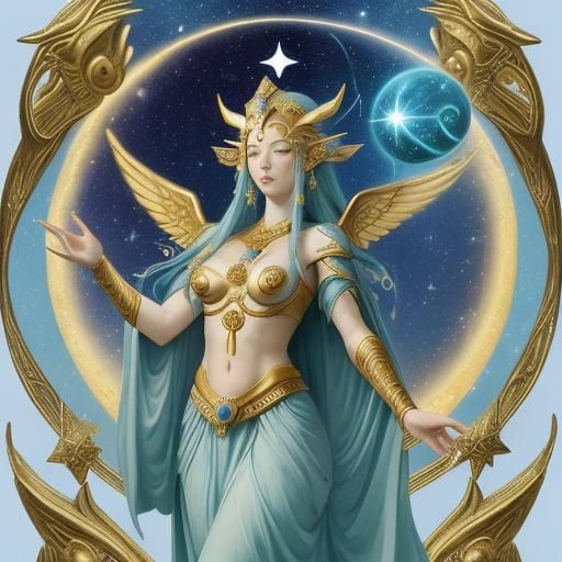 Ancient wisdom of the star gods and goddesses - AI Generated Artwork - NightCafe Creator