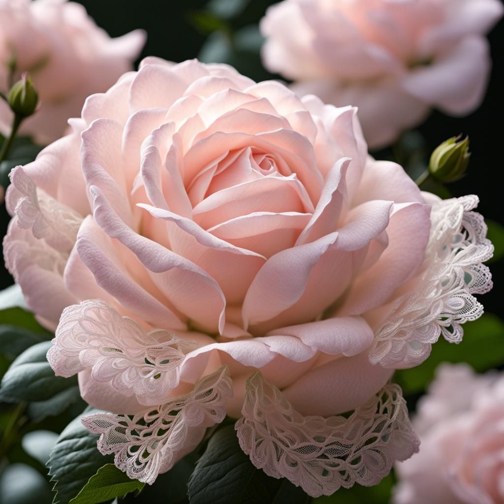 Pink Rose - AI Generated Artwork - NightCafe Creator