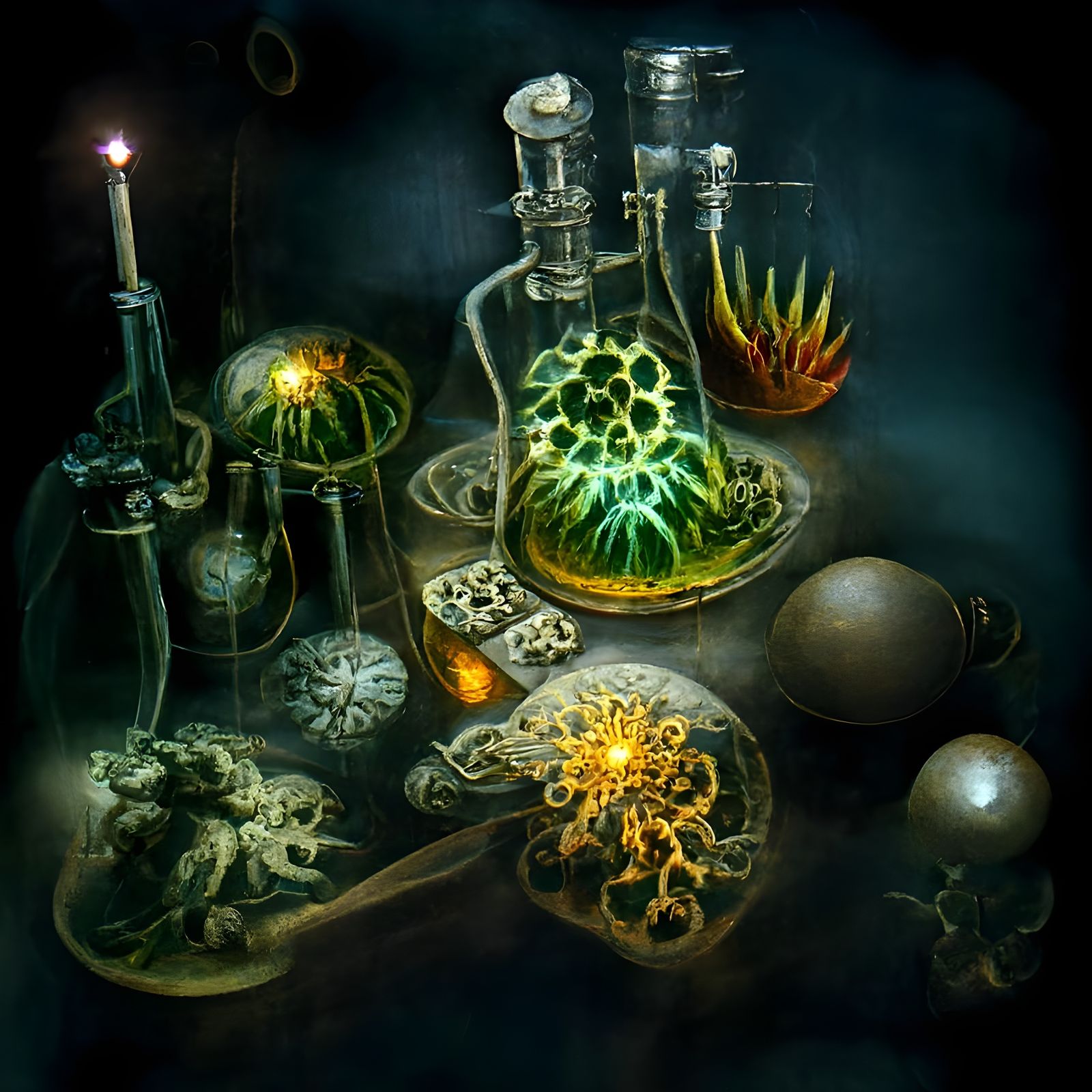 Alien Chemistry - AI Generated Artwork - NightCafe Creator