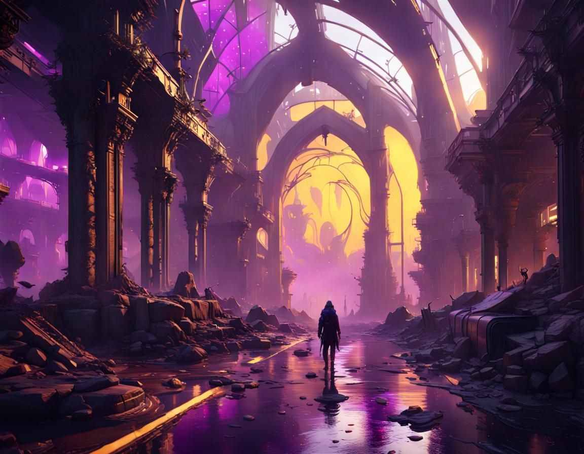 Future dystopian world a masterpiece, 8k resolution, dark fantasy ...