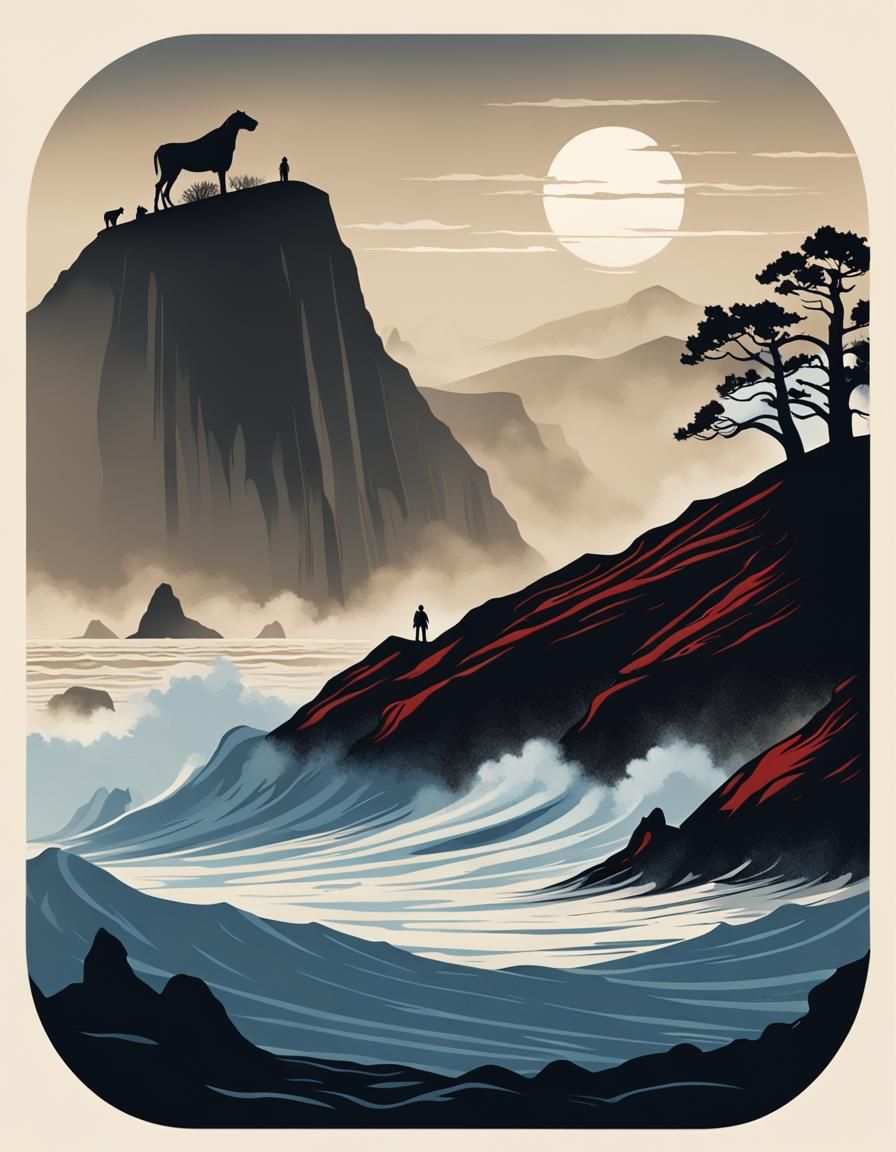 Logo Design Morro Rock 01 - AI Generated Artwork - NightCafe Creator