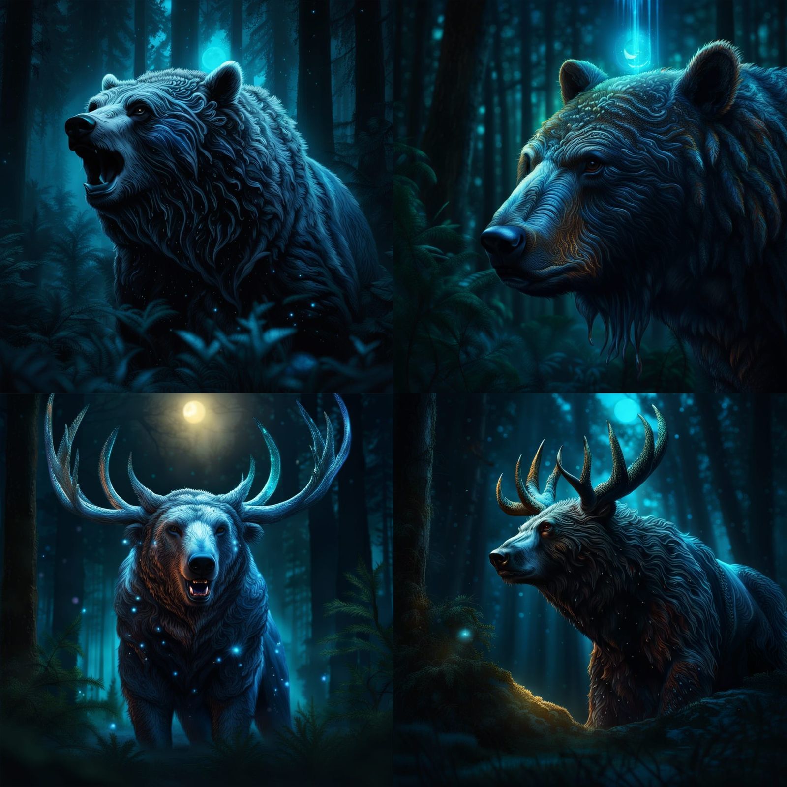 Bear God - AI Generated Artwork - NightCafe Creator
