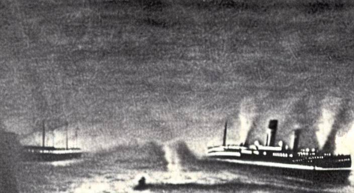 CCTV footage of watching the titanic sinking, ghost orbs, ghost, shadow ...