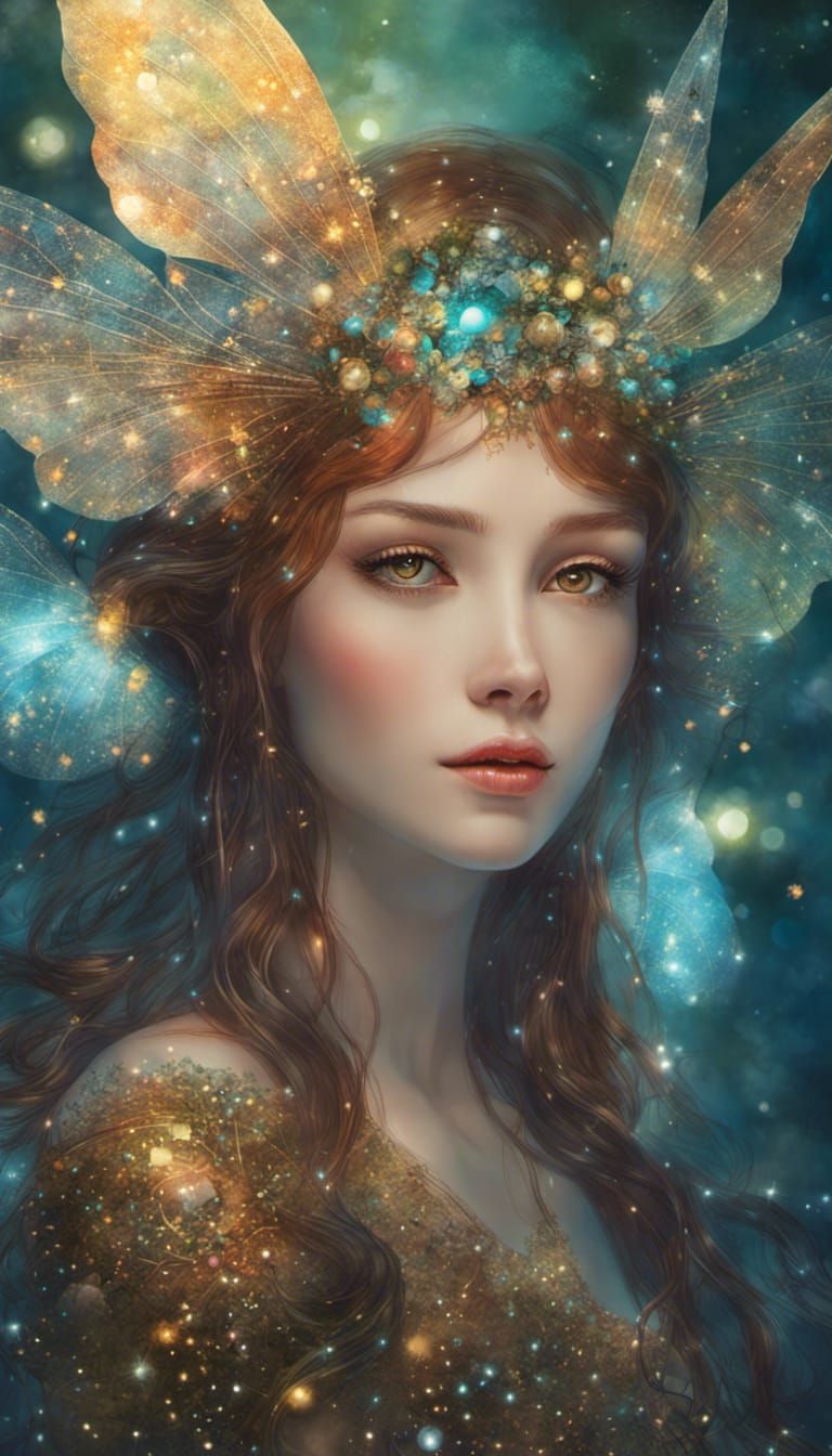 Sparkling Fae - AI Generated Artwork - NightCafe Creator