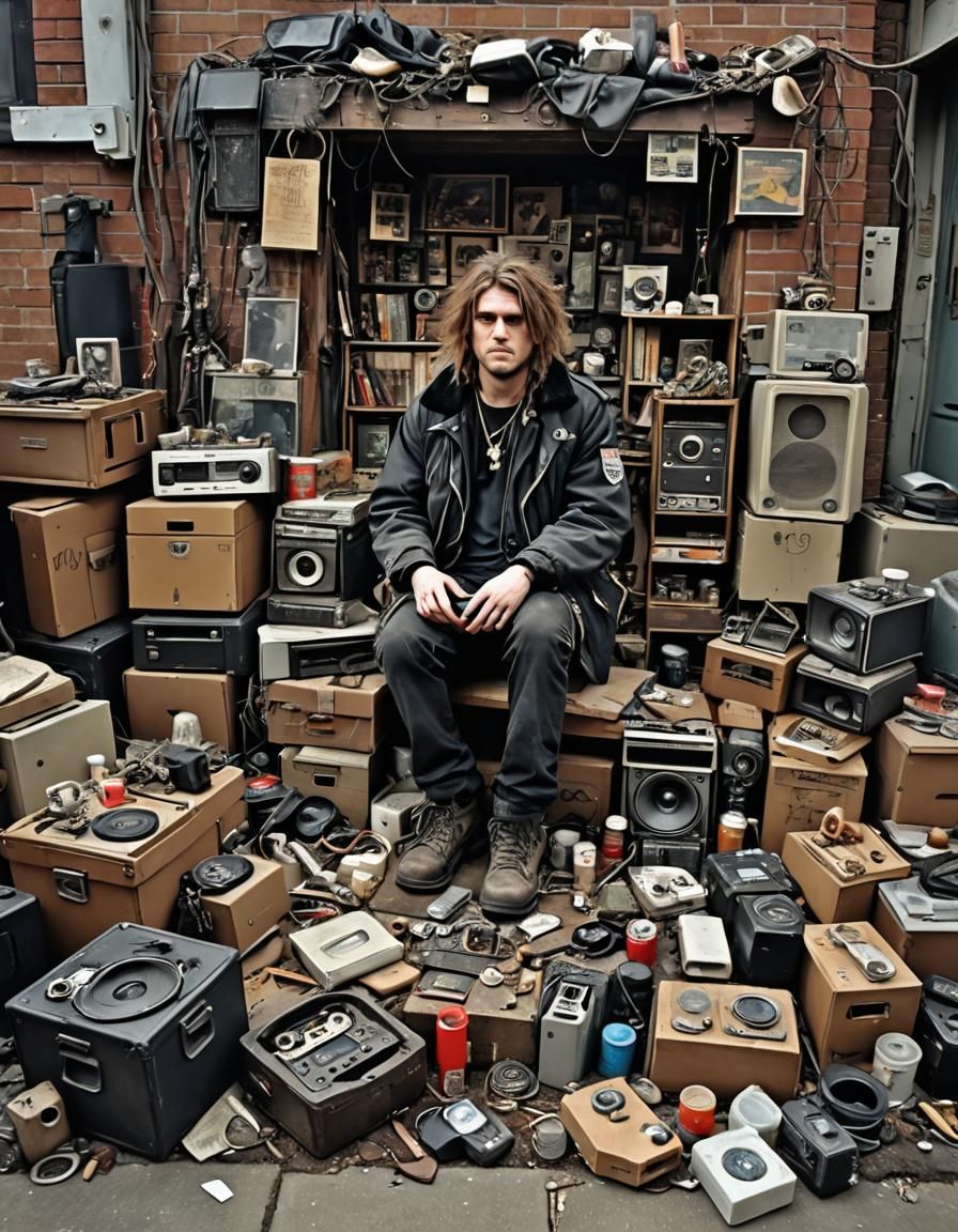 Junk peddler, 23apr24 - AI Generated Artwork - NightCafe Creator