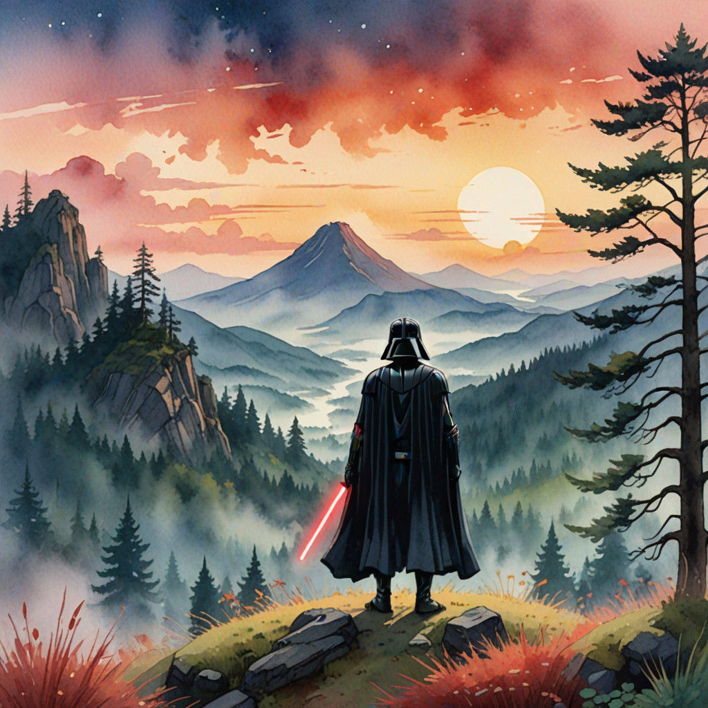 Darth Vader by Hayao Miyazaki - Darth Vader by Hayao Miyazak...