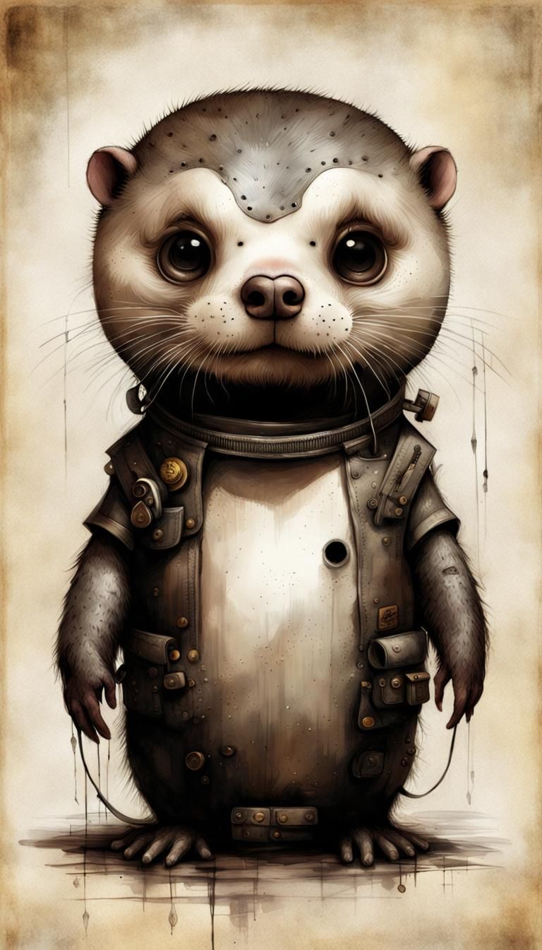 "The Obese Otter": drawing by Stephen Gammell - Gabriel Pacheco - Naoto ...