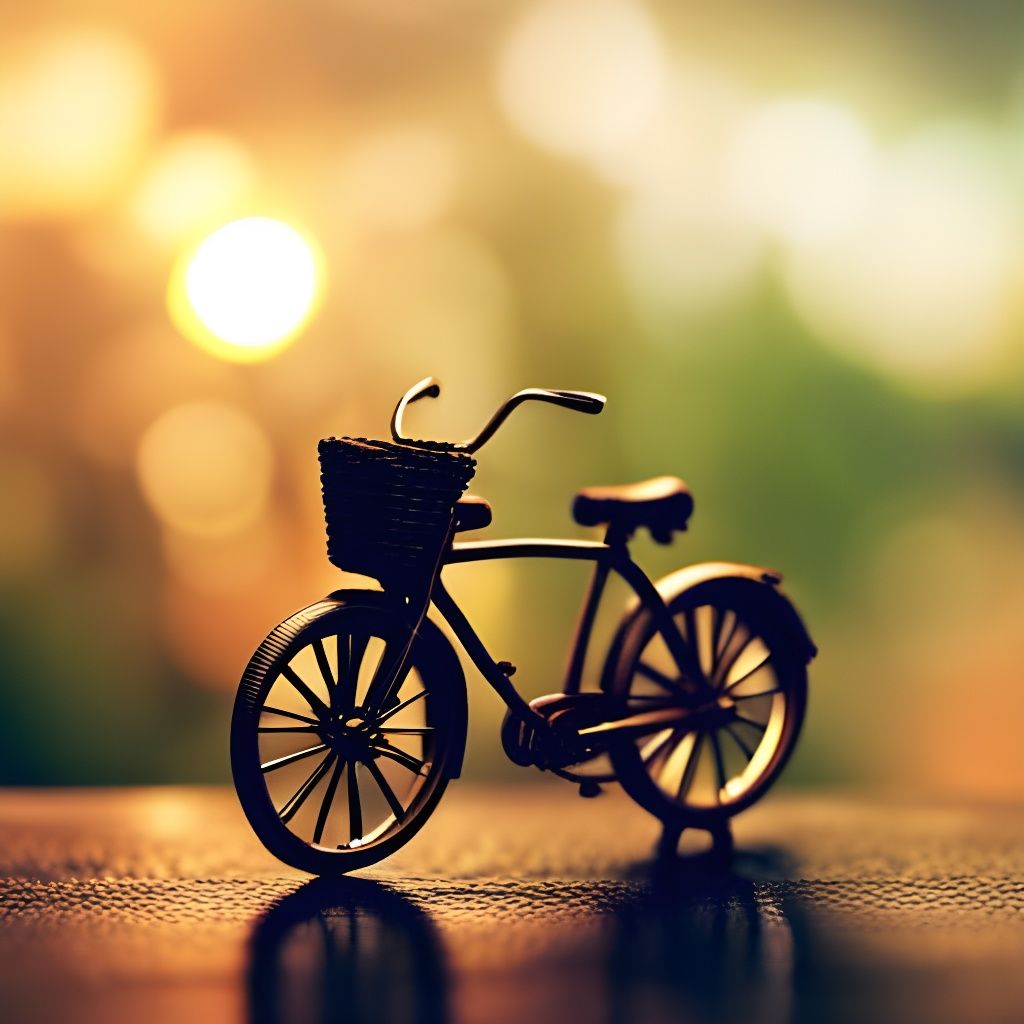 Miniature Bicycle - AI Generated Artwork - NightCafe Creator