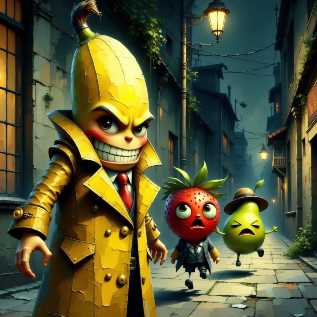 Scary Banana - Mischievous Banana Reveals Itself in 3D Carto...