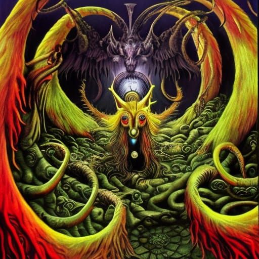 Seussian Moebius Hell - AI Generated Artwork - NightCafe Creator