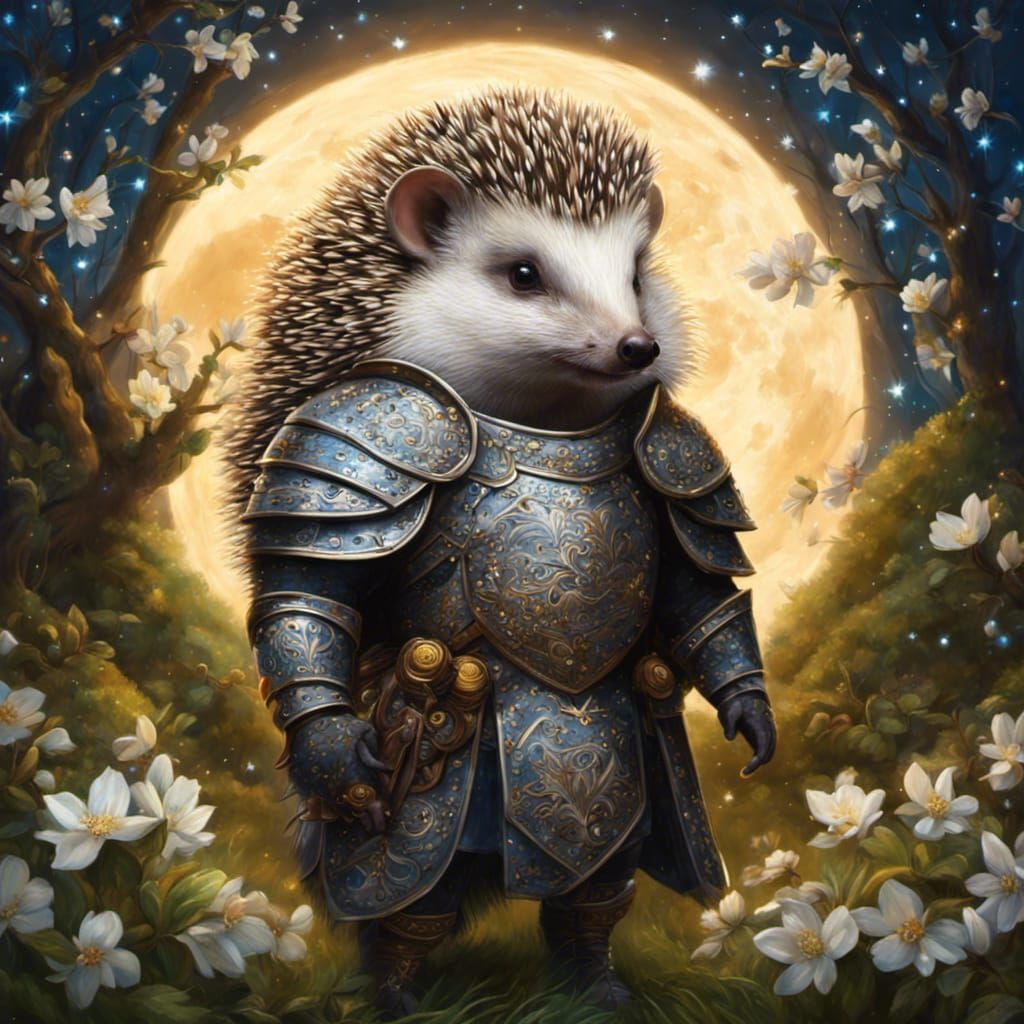 Hedgehog Warrior VIII - AI Generated Artwork - NightCafe Creator