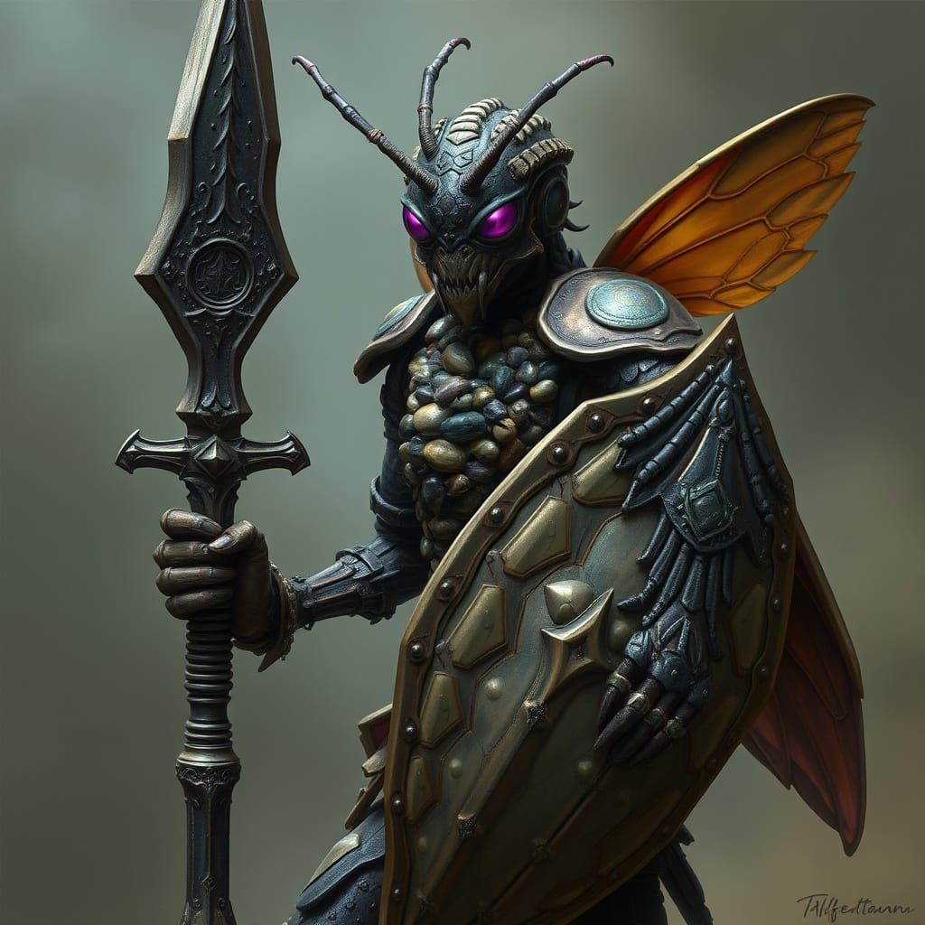 Insect Warrior 2 - Cybernetic Insectoid Warrior