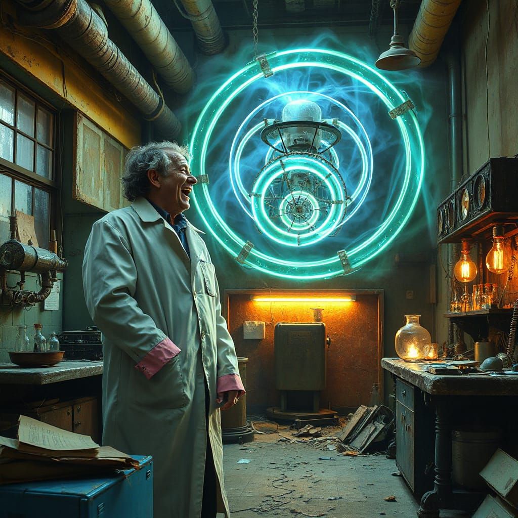 Inventor of a perpetuum mobile - Inventor of a perpetuum mo...