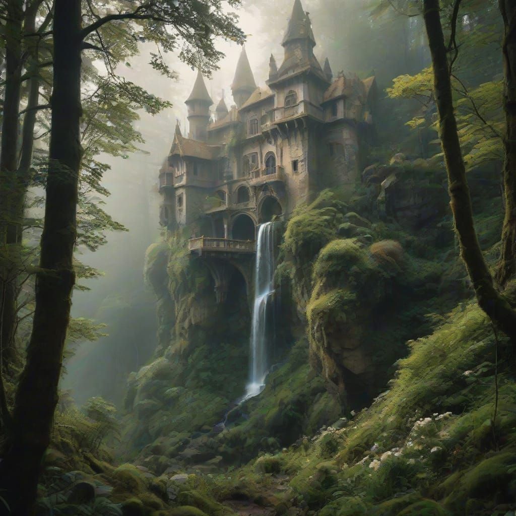 The home of a very wicked witch - Ethereal Waterfalls in a G...